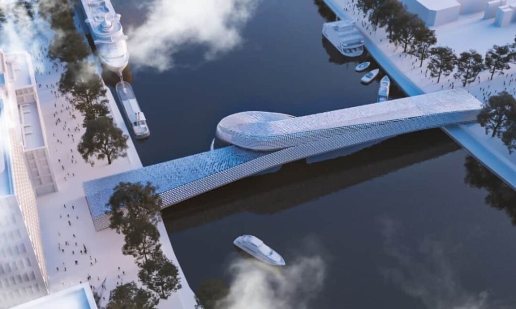A revolutionary design for a pedestrian bridge | INJ Architects
